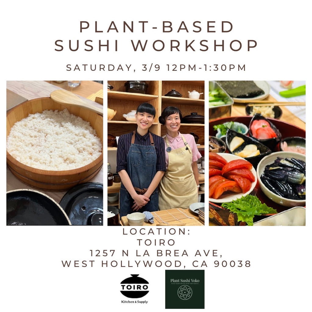 March Event: Plant Sushi Workshop Returns – TOIRO