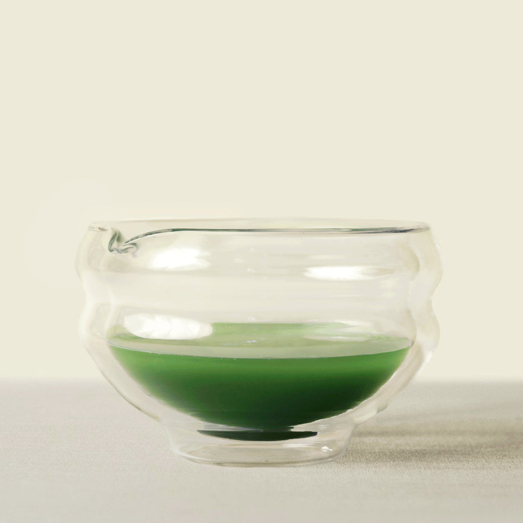 Glass Katakuchi Matcha Serving Bowl – TOIRO
