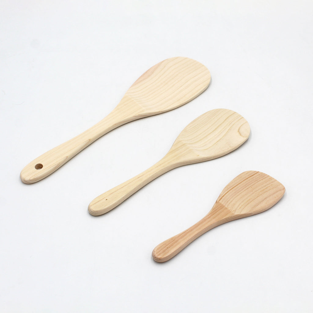 New Mini Hinoki Rice Paddle – TOIRO