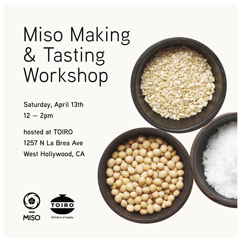April In-store Event: Miso-Making Workshop – TOIRO