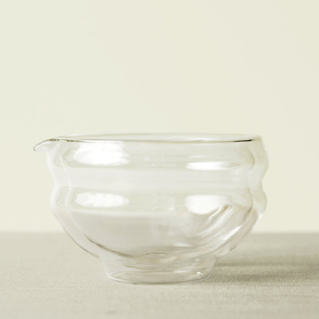 Glass Katakuchi Matcha Serving Bowl – TOIRO