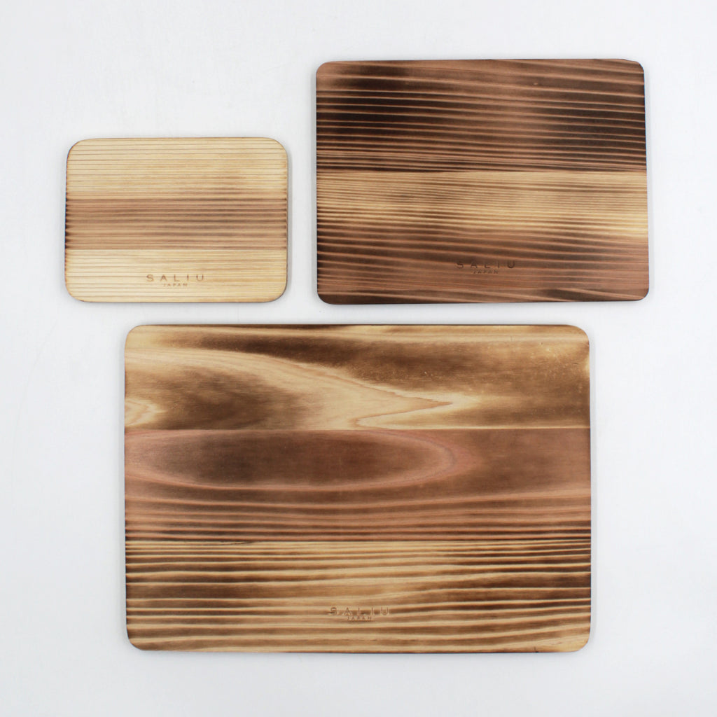 Multi-Use Charred Cedar Plate – TOIRO