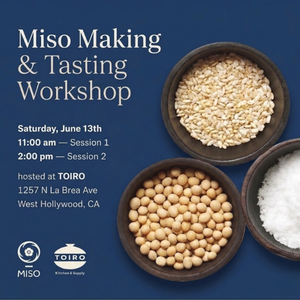 Miso Making Workshop by Ai Fujimoto (June 13, 2026) – TOIRO